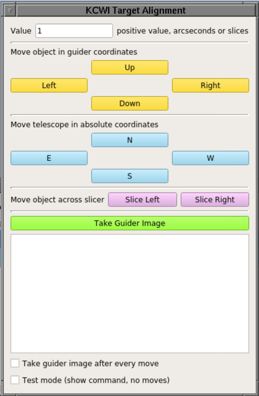 On control1, the center screen: